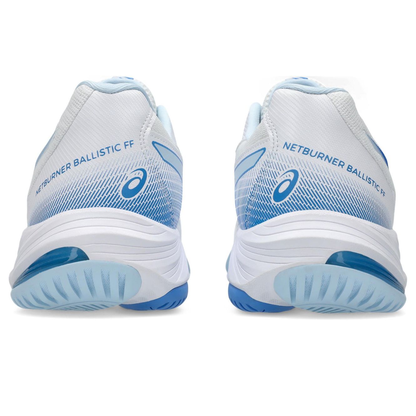 ASICS Ballistic FF 3 White/Blue Coast Netball Trainers