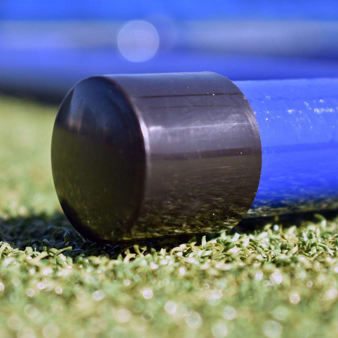 Sabre Club Wheelaway Blue Netball Post | Match Netball Post