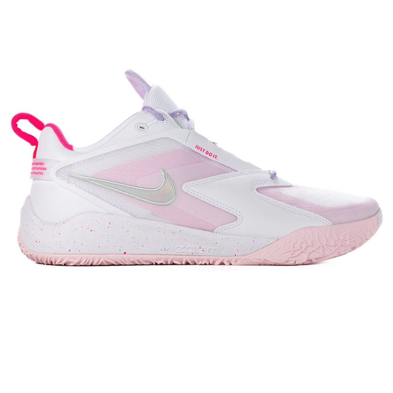 Nike Hyperace 3 White/Pink Foam Trainers | Netball UK