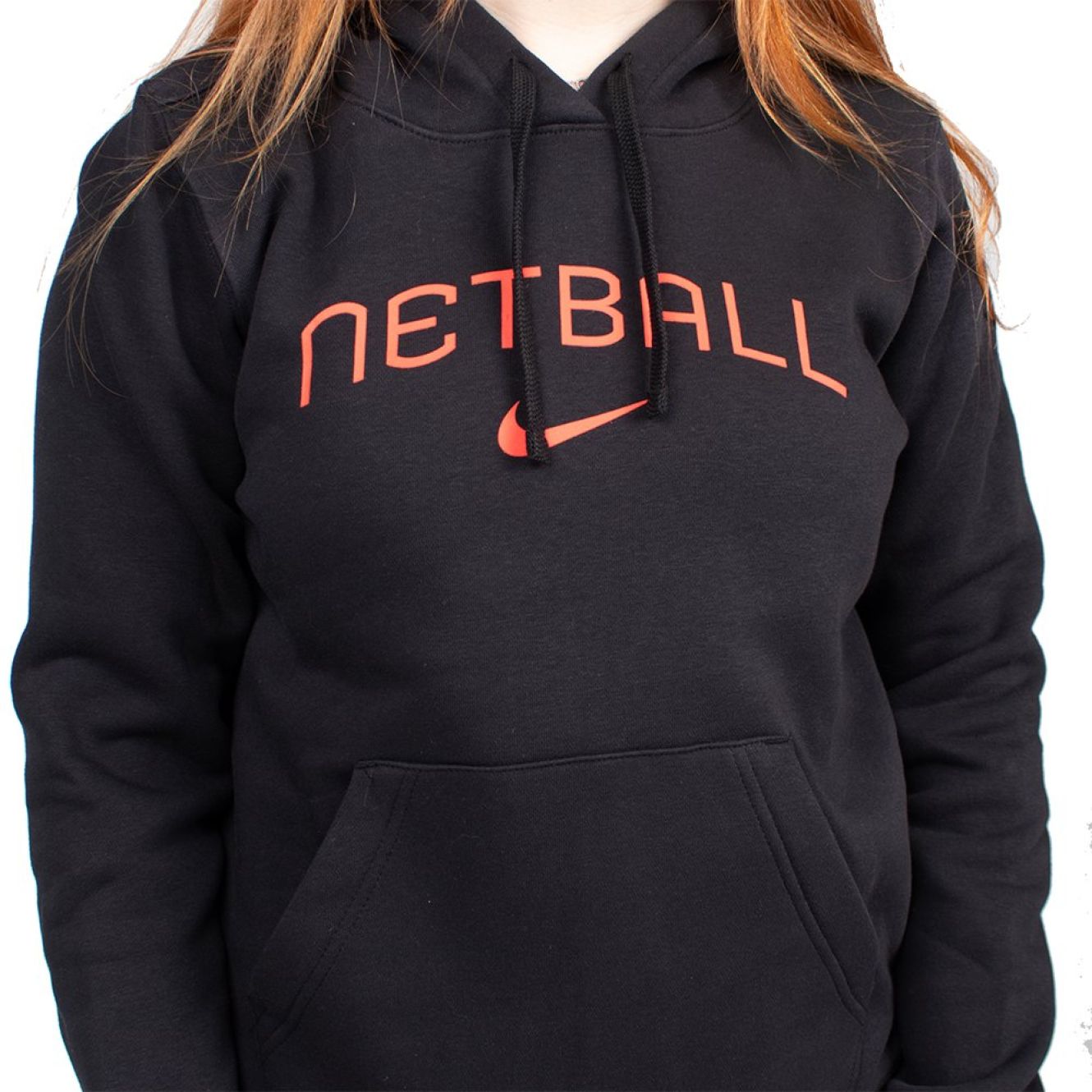 Nike Netball Supporter Hoodie Women's Black/Red