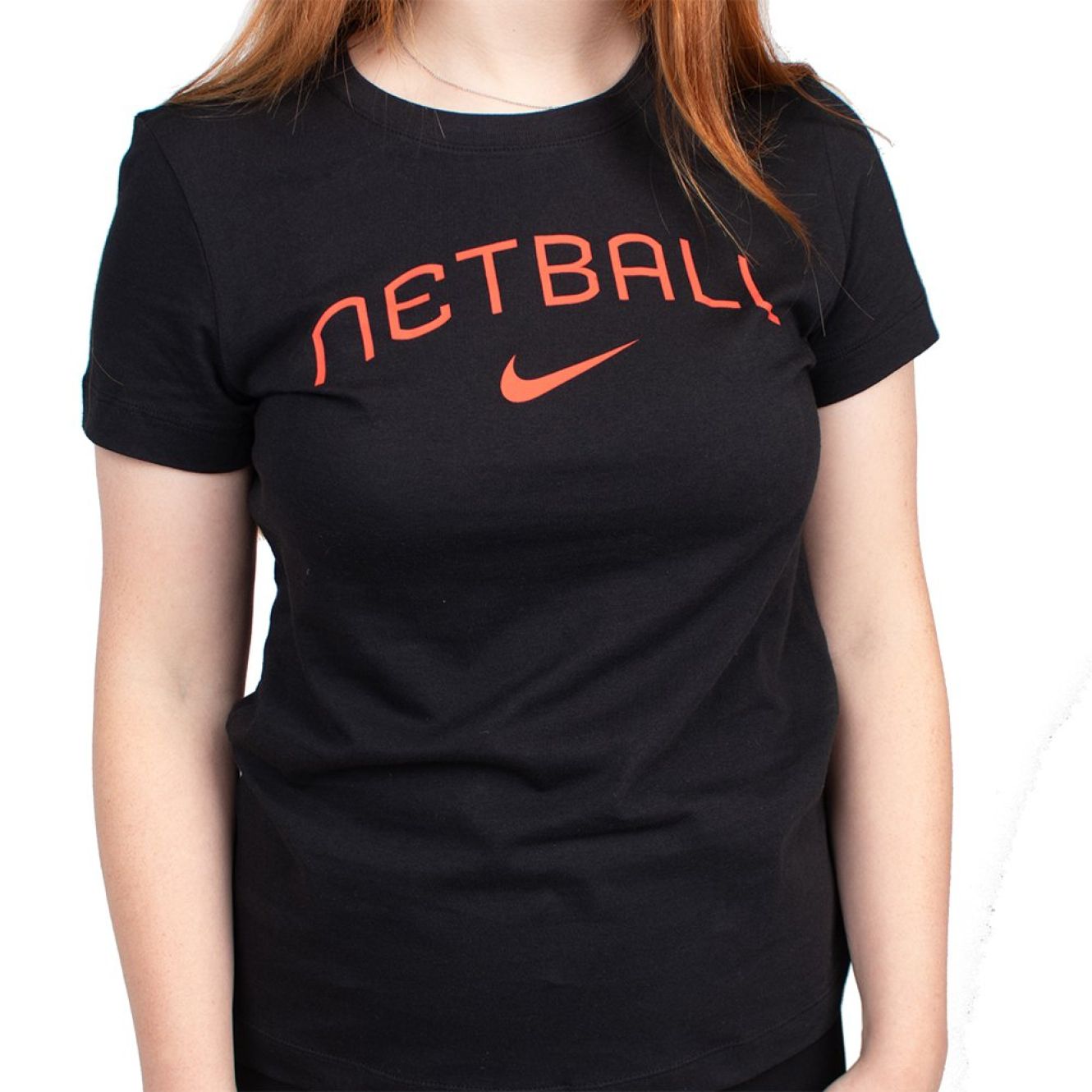 Nike Netball Supporter Tee Women's Black/Red