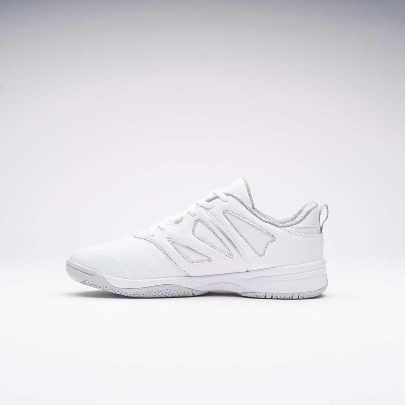 Gilbert Volt White/Silver Junior Netball Trainers