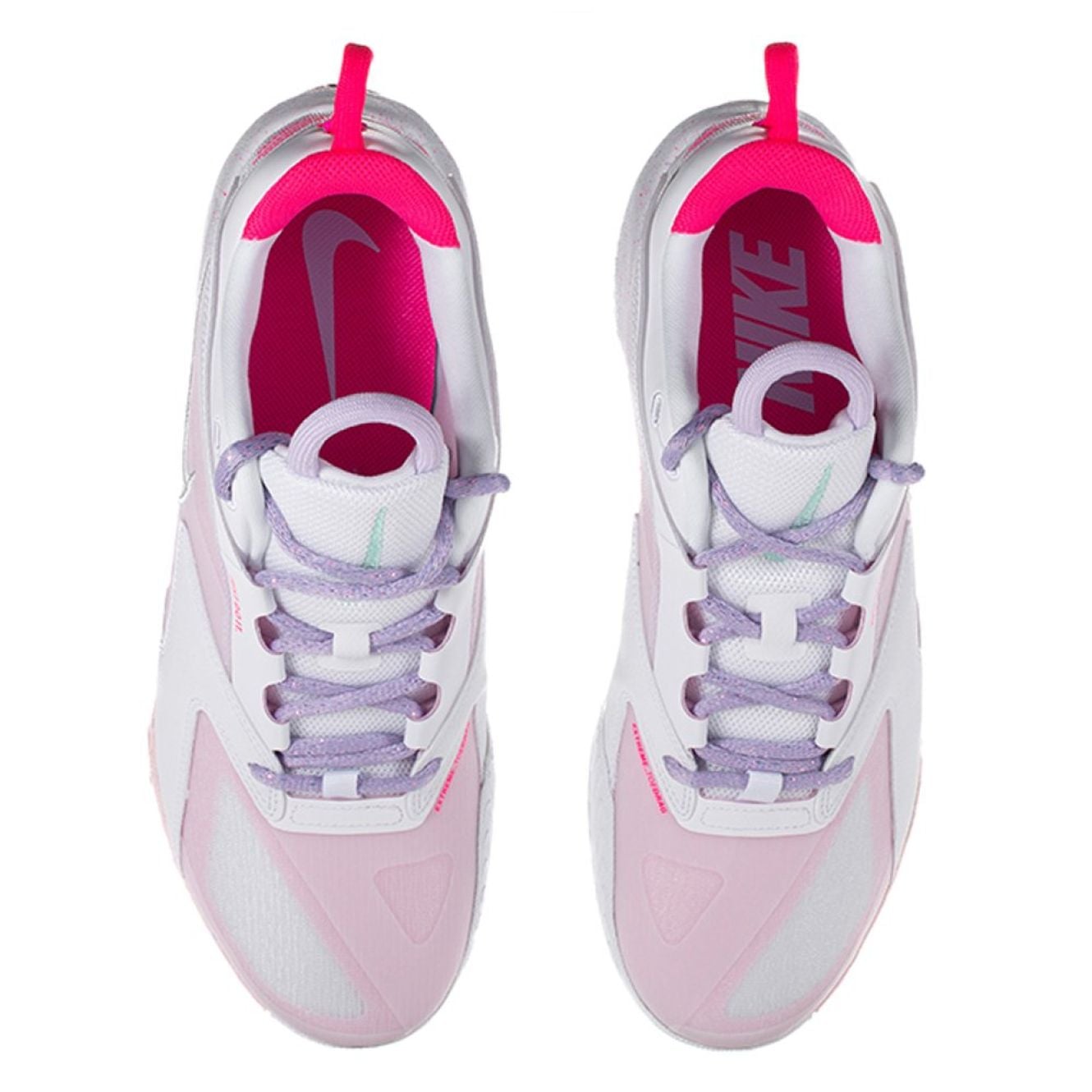 Nike Hyperace 3 White/Pink Foam Trainers | Netball UK