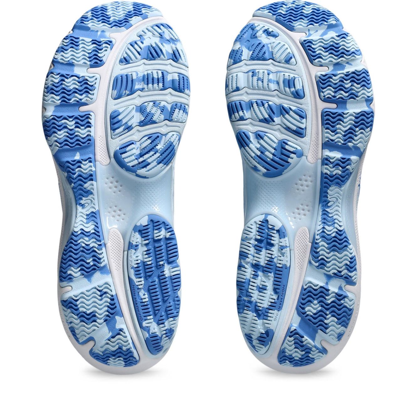 ASICS Shield FF White / Blue Owl Netball Trainers