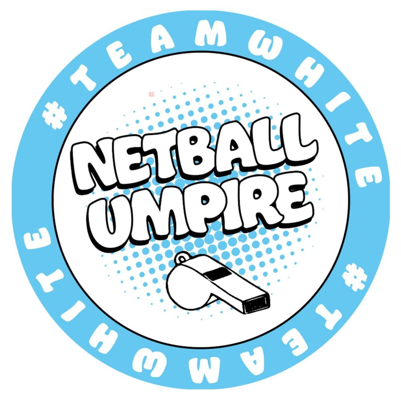 Netball Umpire Keyring