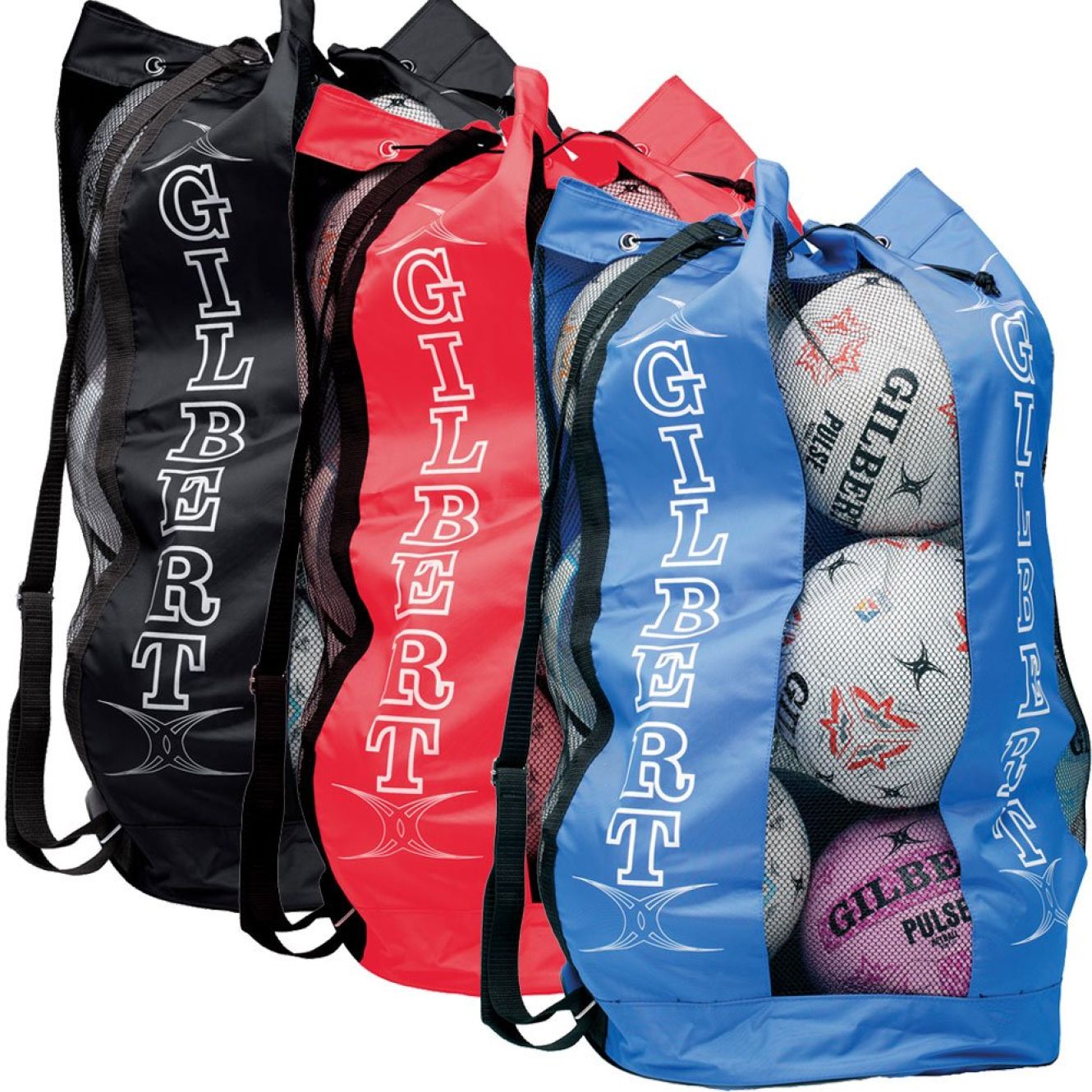 Gilbert Netball Royal Blue Ball Bag | Netball UK