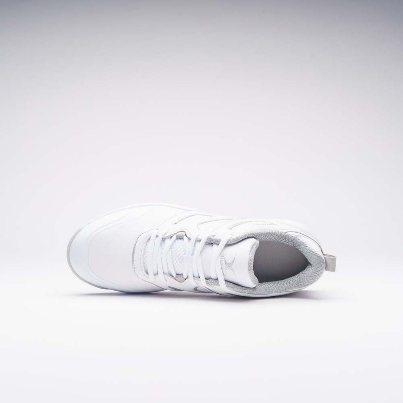 Gilbert Volt White/Silver Junior Netball Trainers