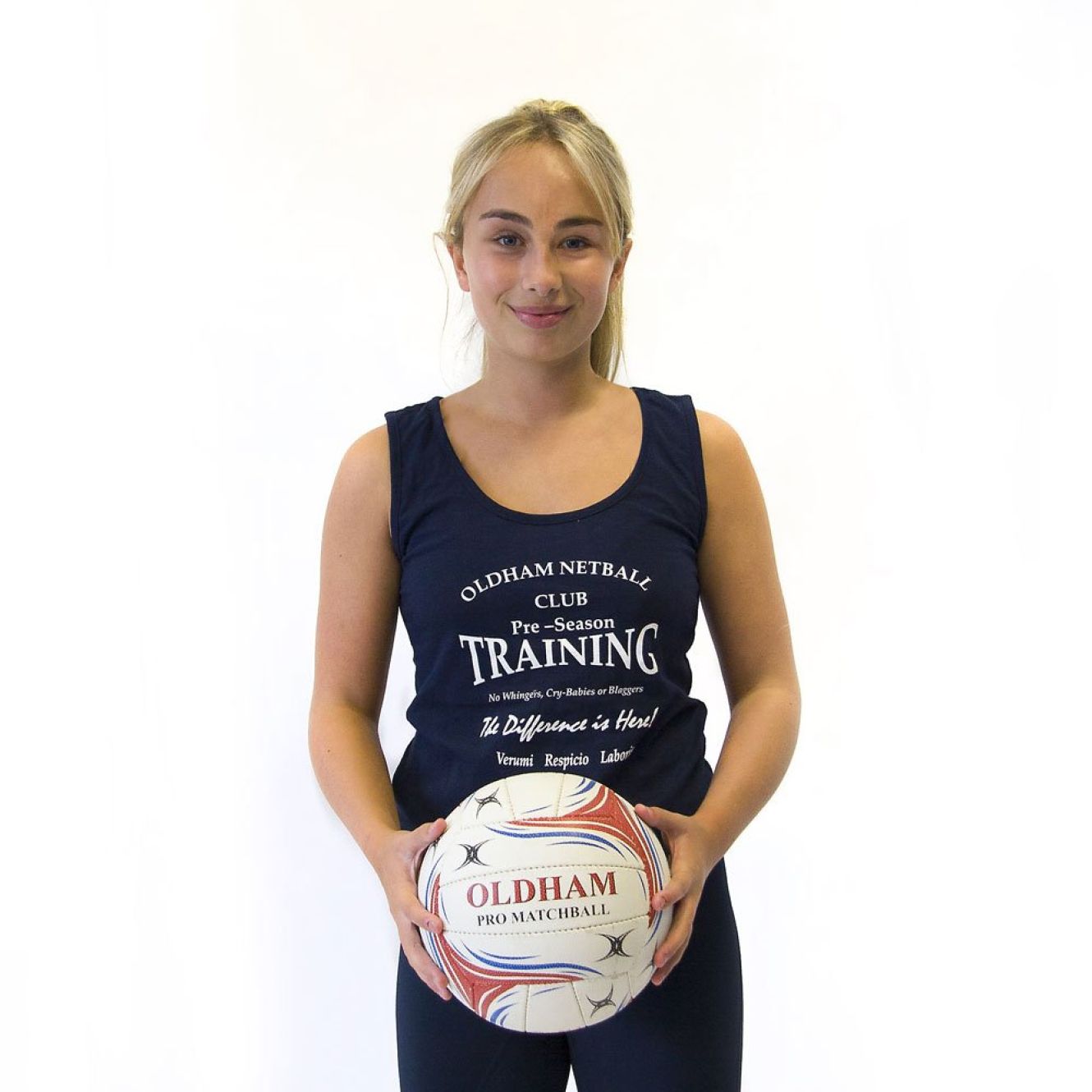 Oldham Netball Club Junior Navy Blue Training Vest