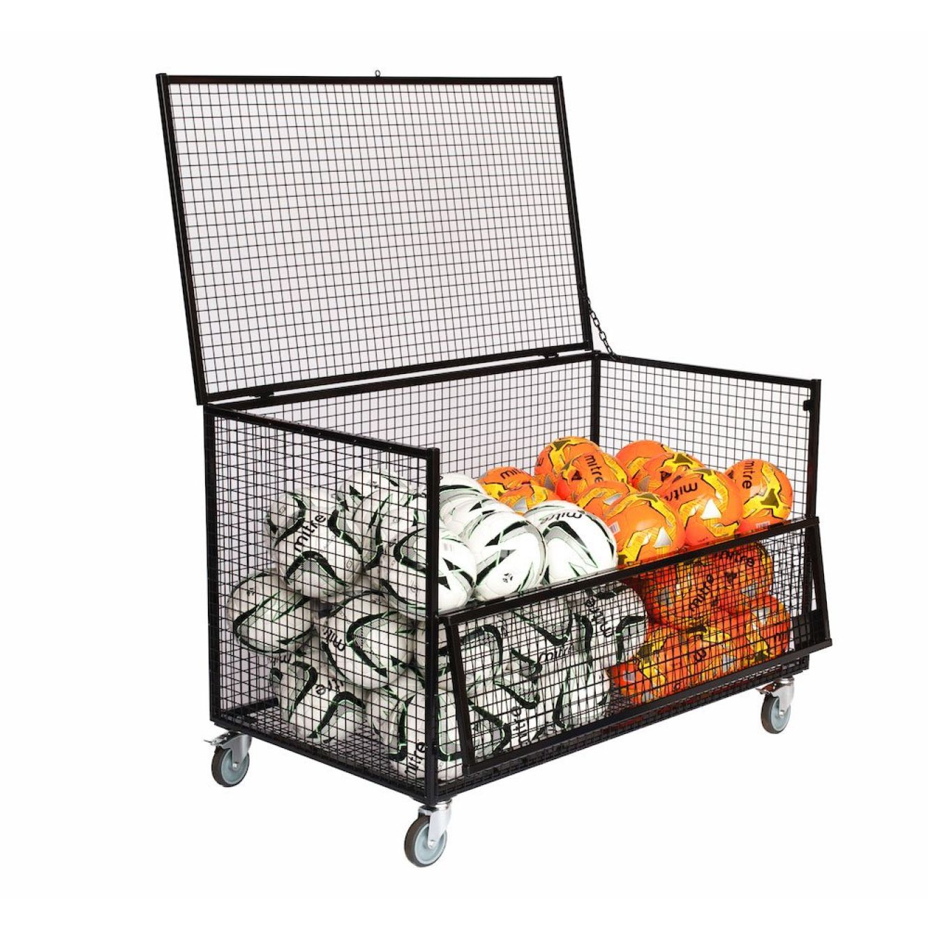 Heavy Duty Netball Storage Trolley | Sports Hall Storage
