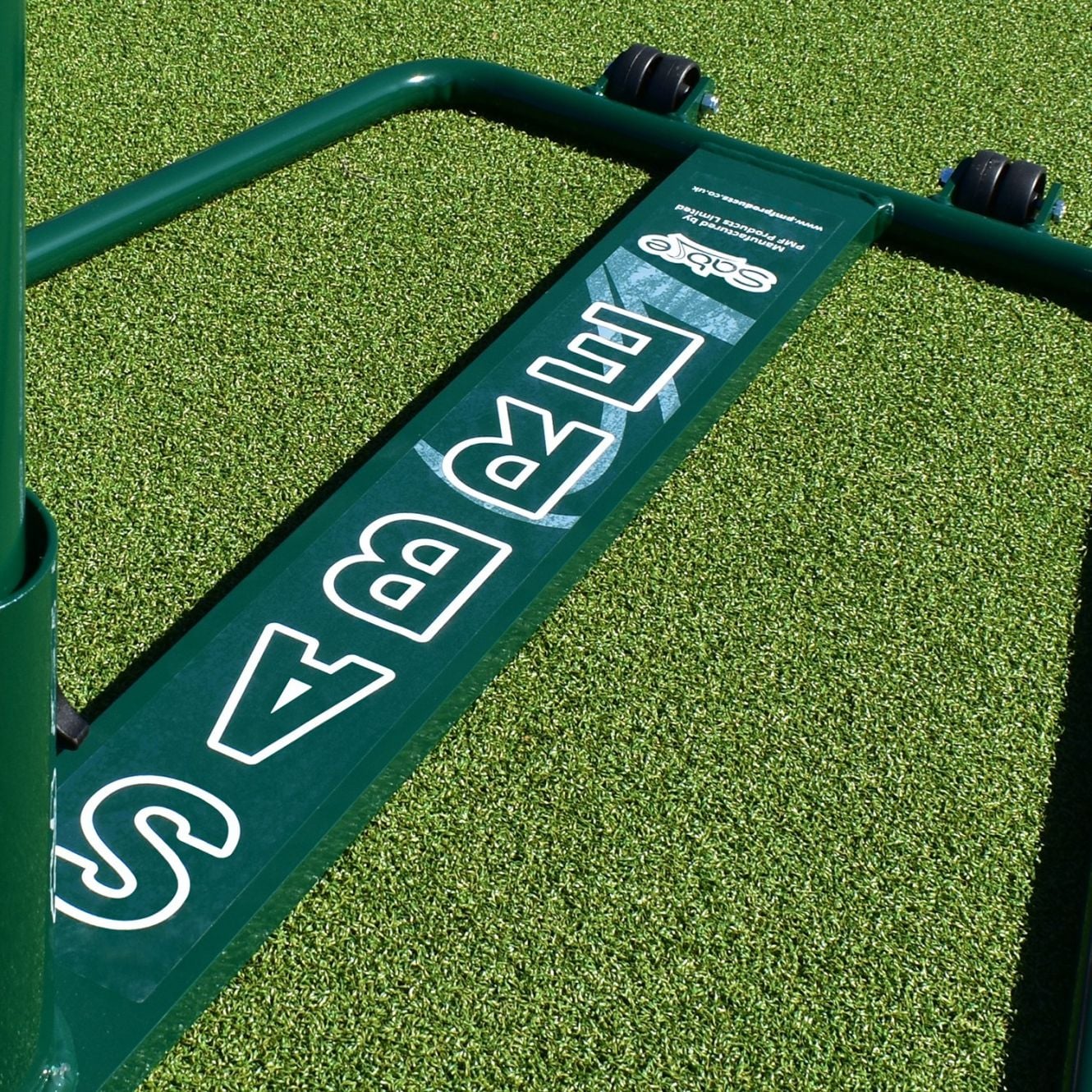 Sabre Tournament Wheelaway Green Netball Post | Match Netball Post