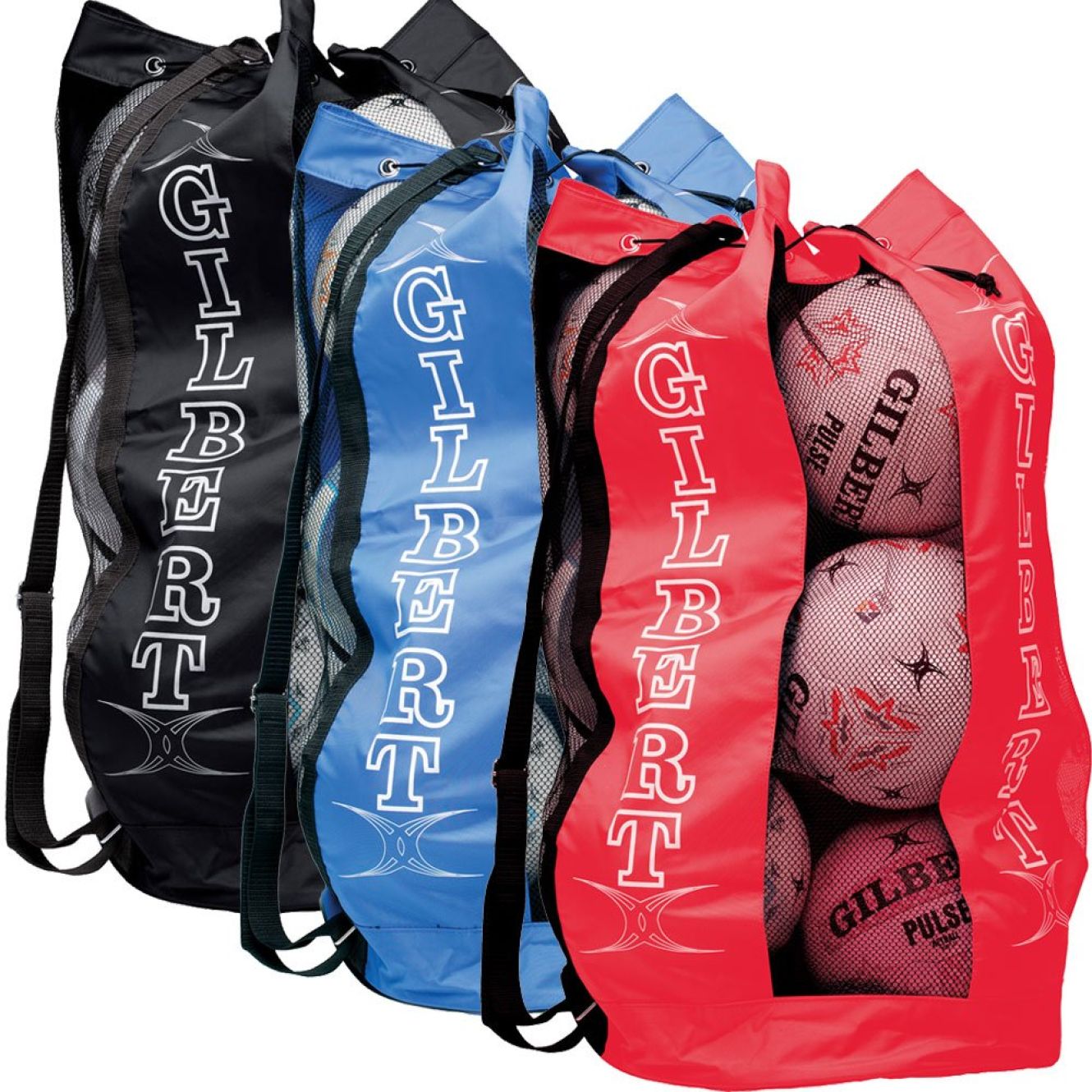Gilbert Netball Red Ball Bag | Netball UK
