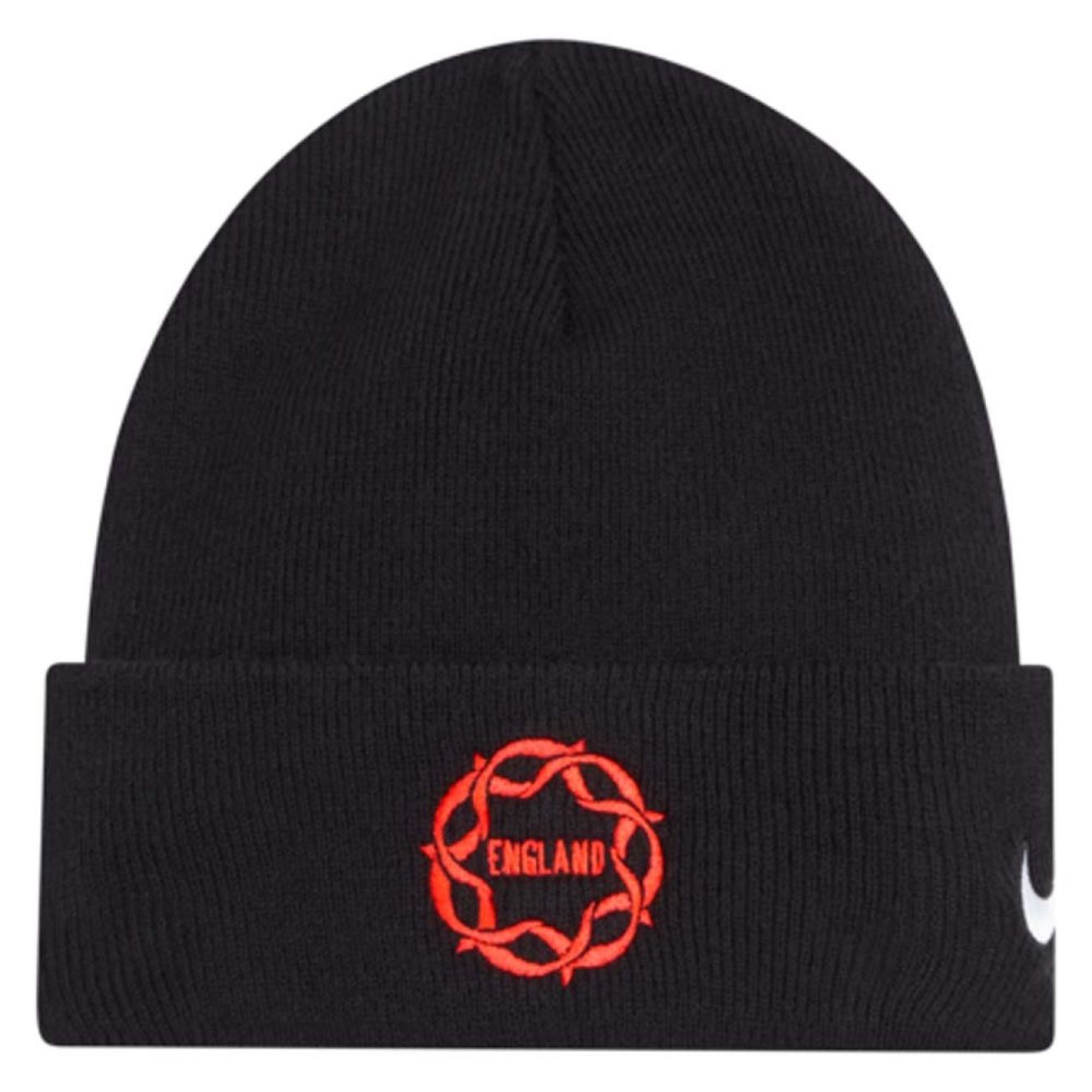 Nike England Roses Beanie Hat Black/Red