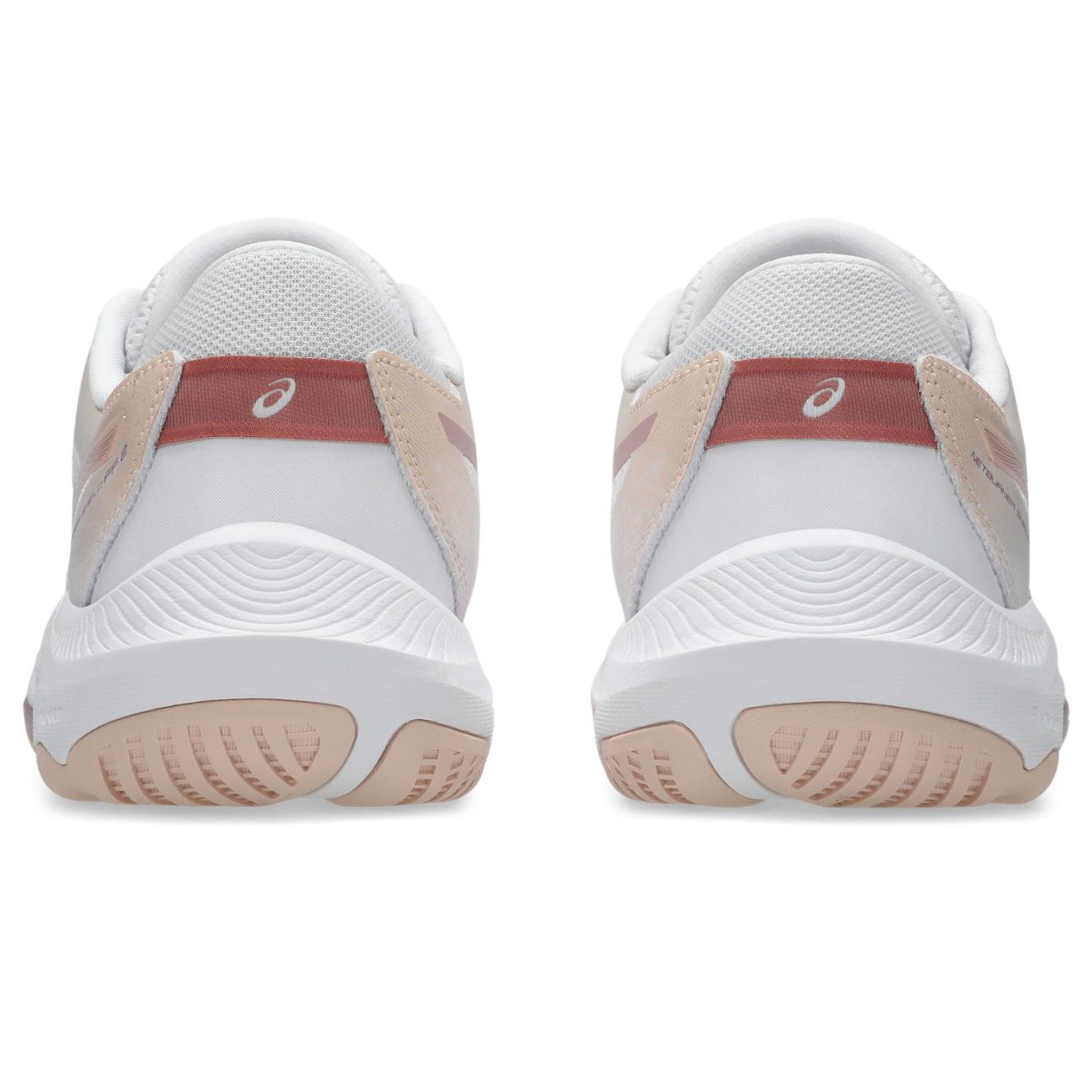 ASICS Shield FF 2 White / Morganite Netball Trainers