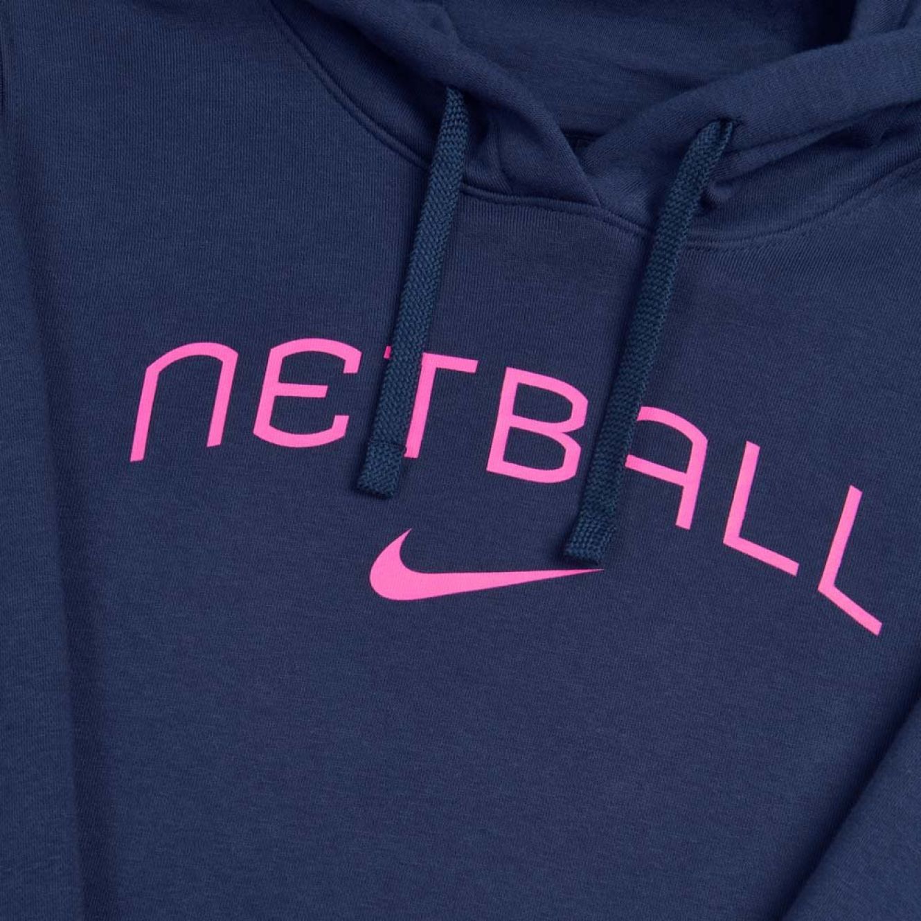 Nike Netball Supporter Hoodie Women's Navy/Pink