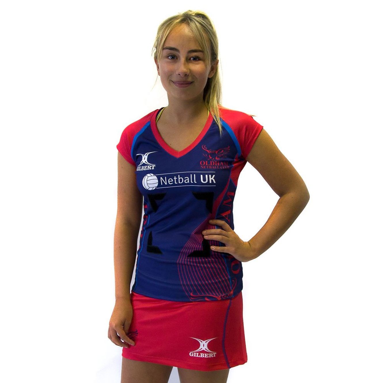 Oldham Netball Club Women's Spectra Netball Top | NetballUK