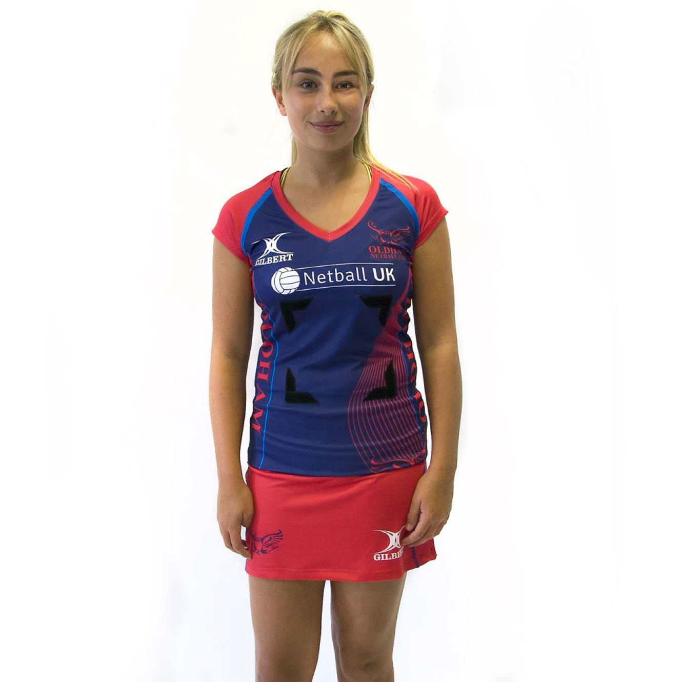 Oldham Netball Club Women's Spectra Netball Top | NetballUK