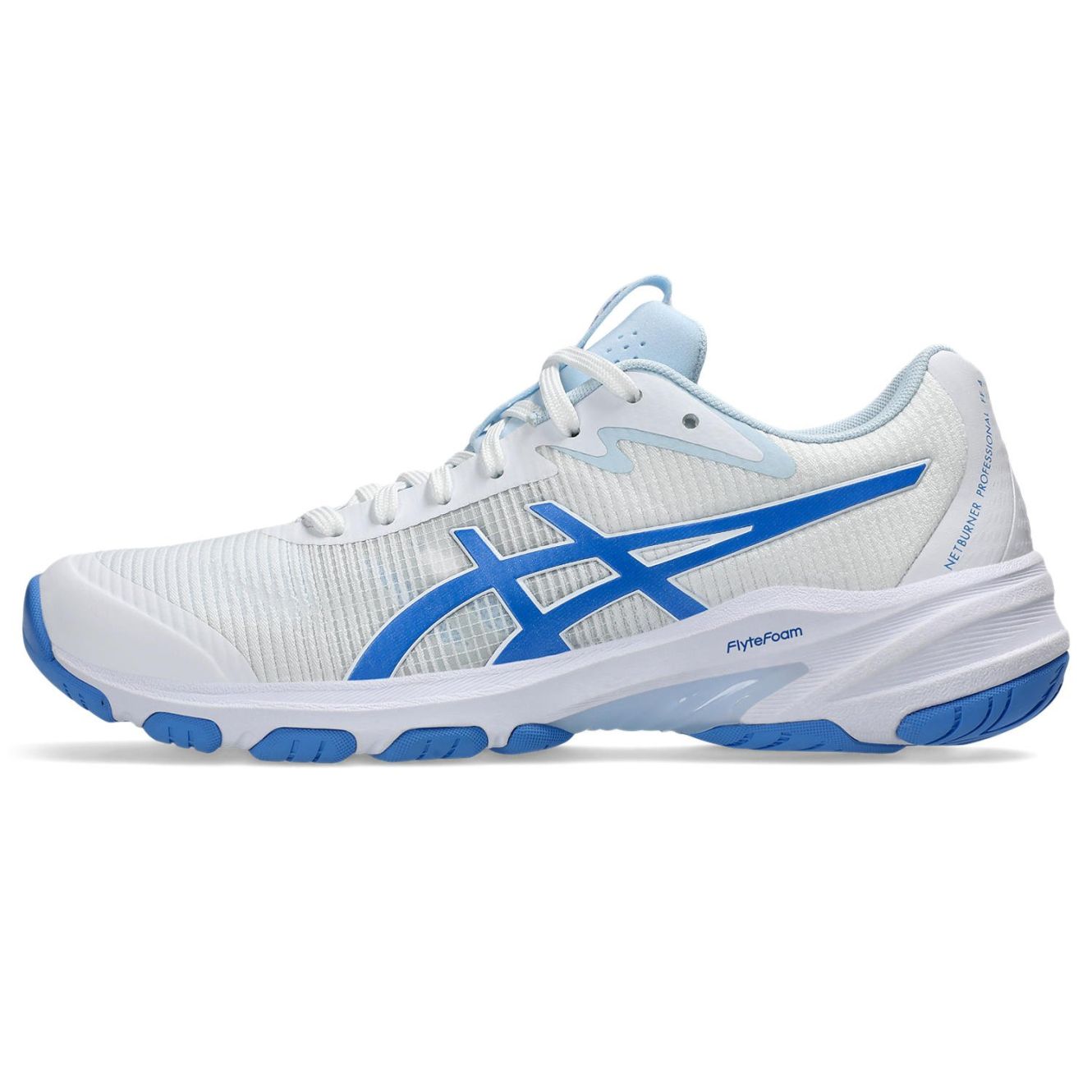 ASICS Professional FF 4 White/Blue Coast Netball Trainers