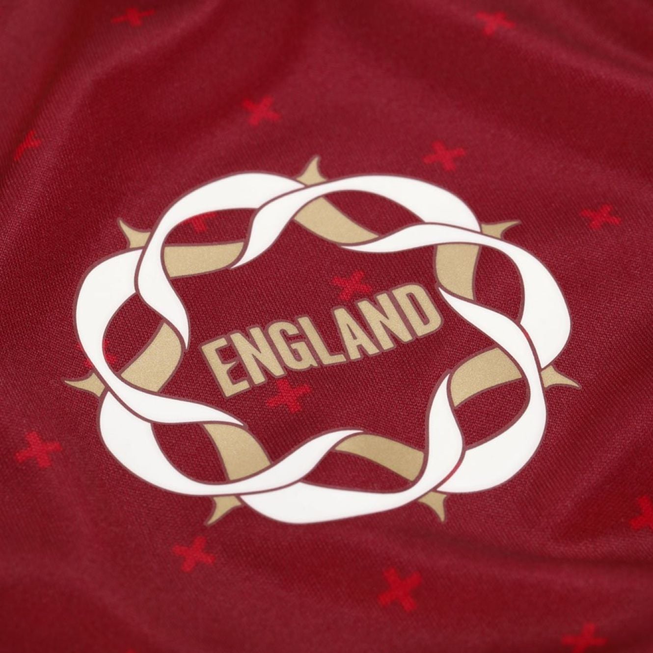 Nike England Roses Netball Men's Red Training Top