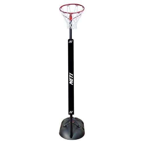 NET1 Black Portable Netball System | Home Use Netball Post