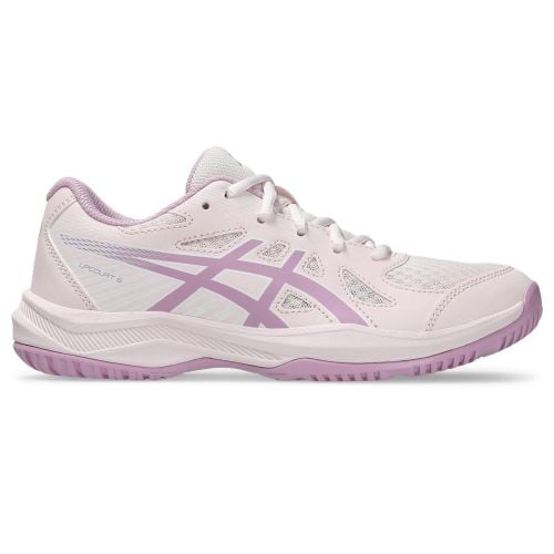 ASICS Upcourt Pink / Light Ube Junior Netball Trainers