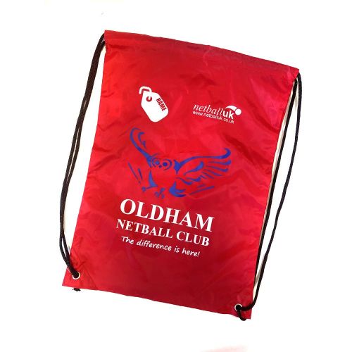 Oldham Netball Club Gymsac | Netball Bag | Netball UK