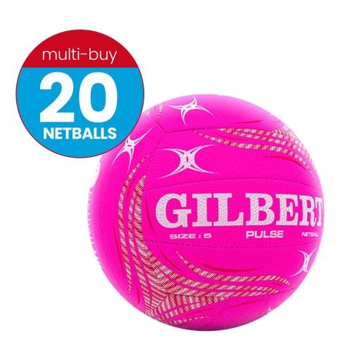 Gilbert Pulse Pink Netball Multi-Buy | Buy More, Save More | Netball UK