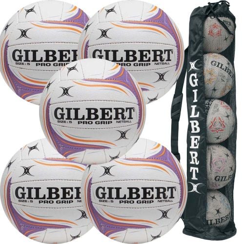 Gilbert Pro Grip 2 Netball Bundle | Gilbert Ball Tube