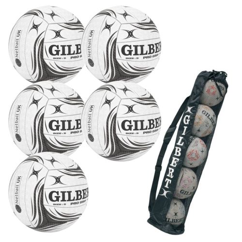 Gilbert Pro Grip Netball Bundle | Gilbert Ball Tube
