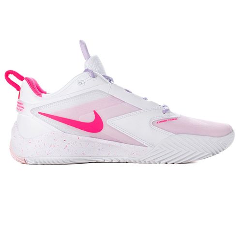 Nike Hyperace 3 White/Pink Foam Trainers | Netball UK