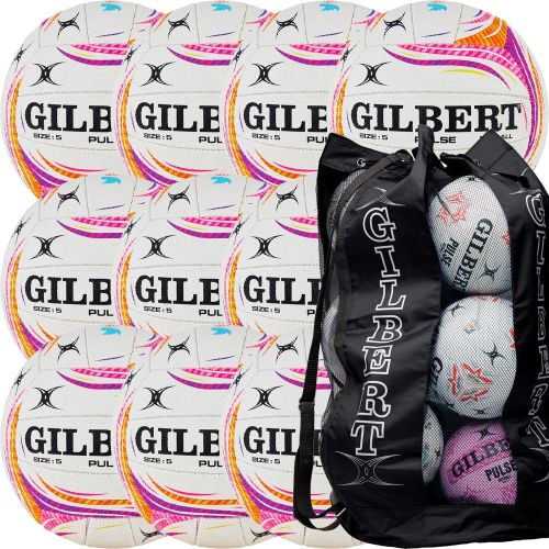 Gilbert Pulse Multi Netball Bundle | Gilbert Ball Sack